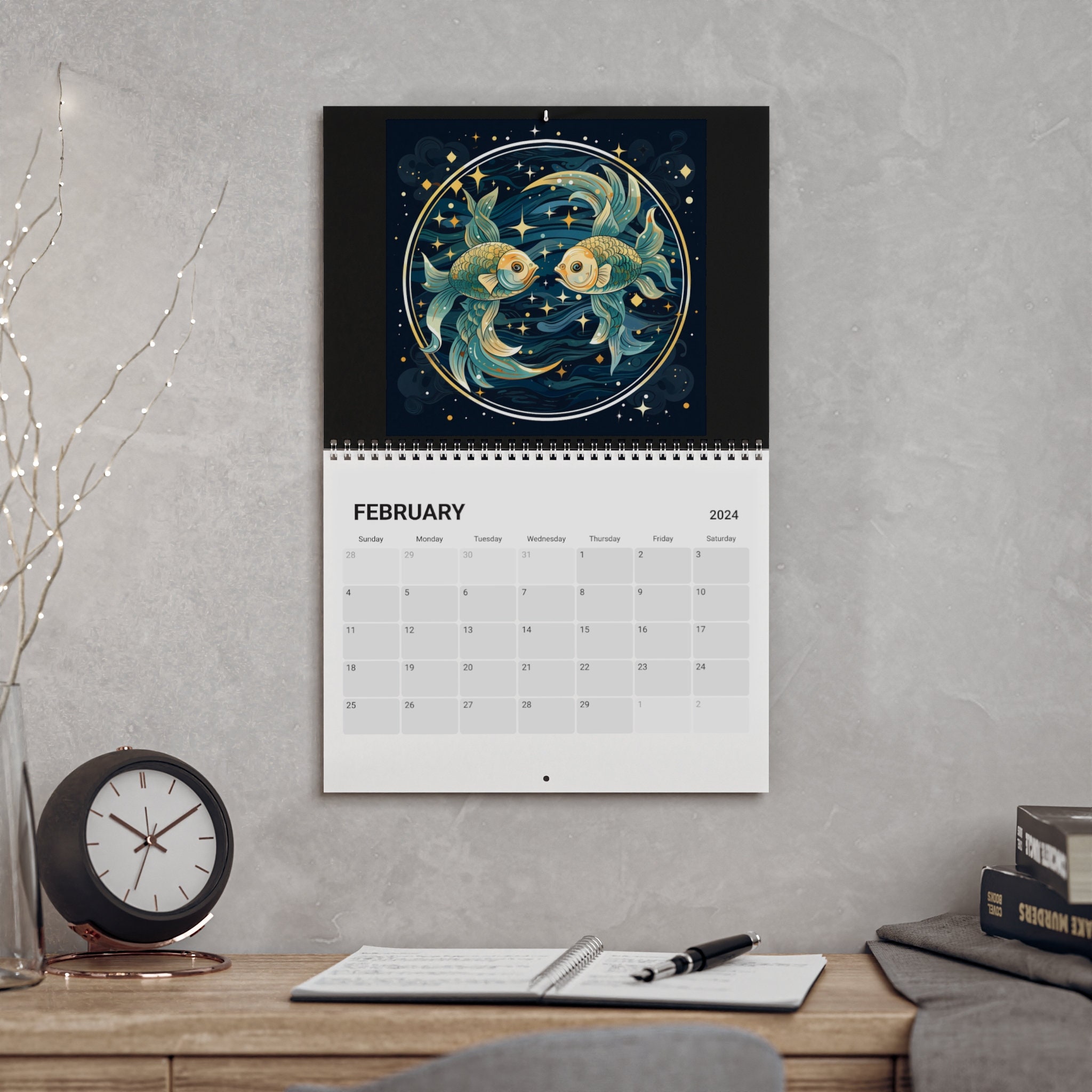 Zodiac Calendar 2024 - Etsy
