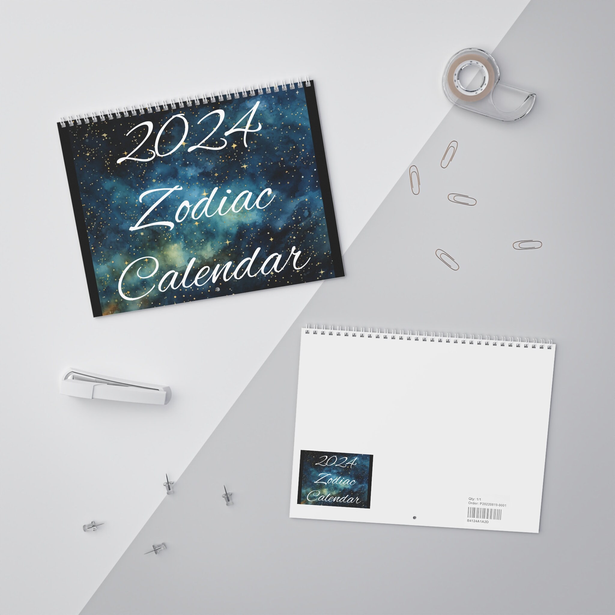 Zodiac Calendar 2024 - Etsy