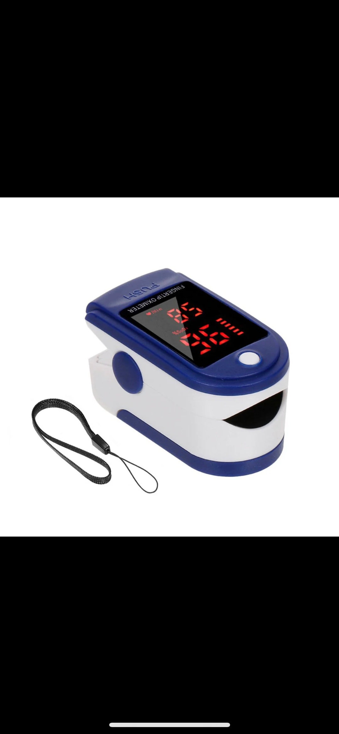 Pulse Oximeter Fingertip Blood Oxygen Spo2 Saturation Monitor - Etsy