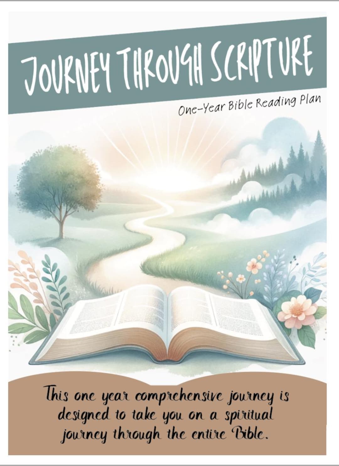 52-week Bible Study Guide: Spiritual Journey Through Scripture - Etsy