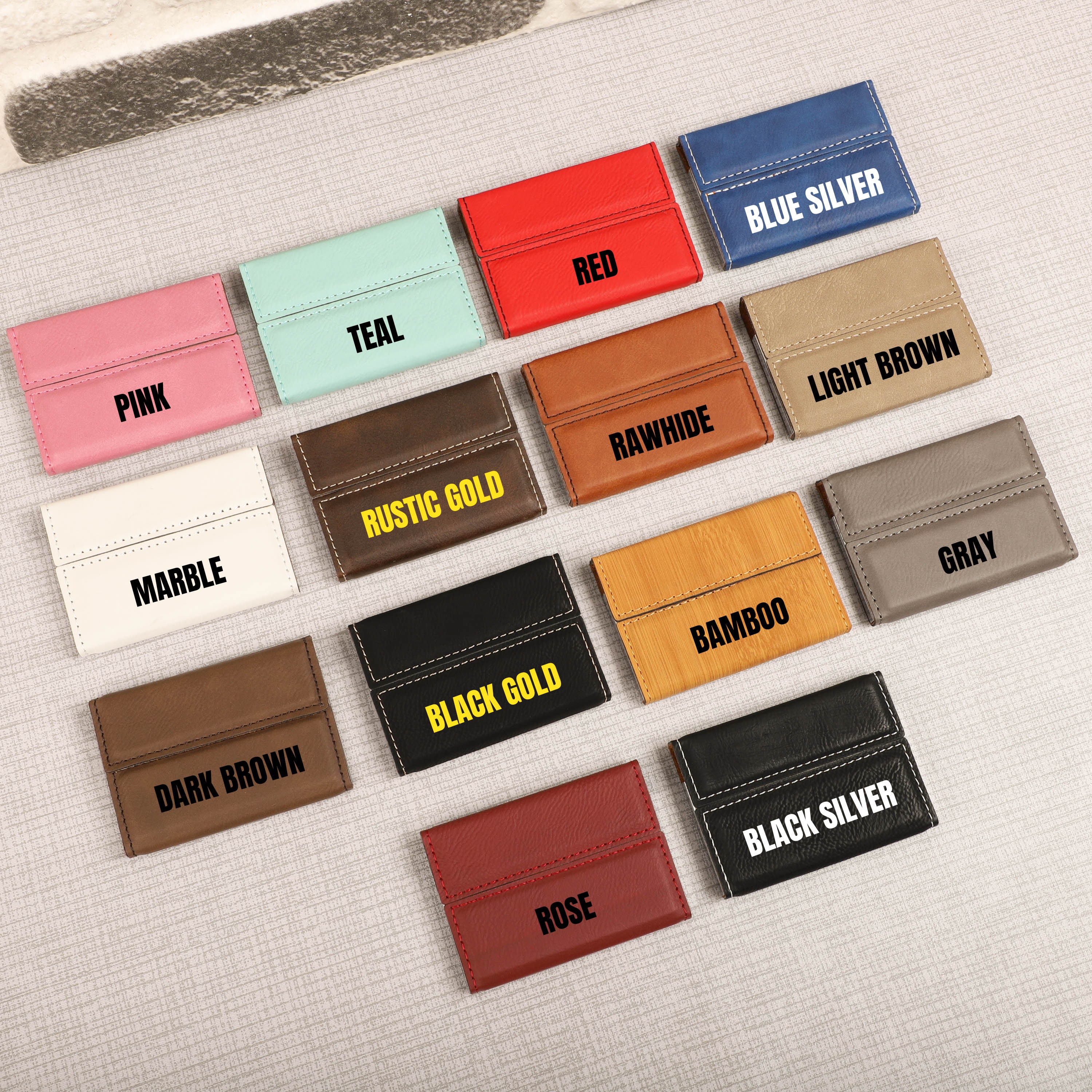 Personalized Business Card Holder, Custom Business Card Holder ...