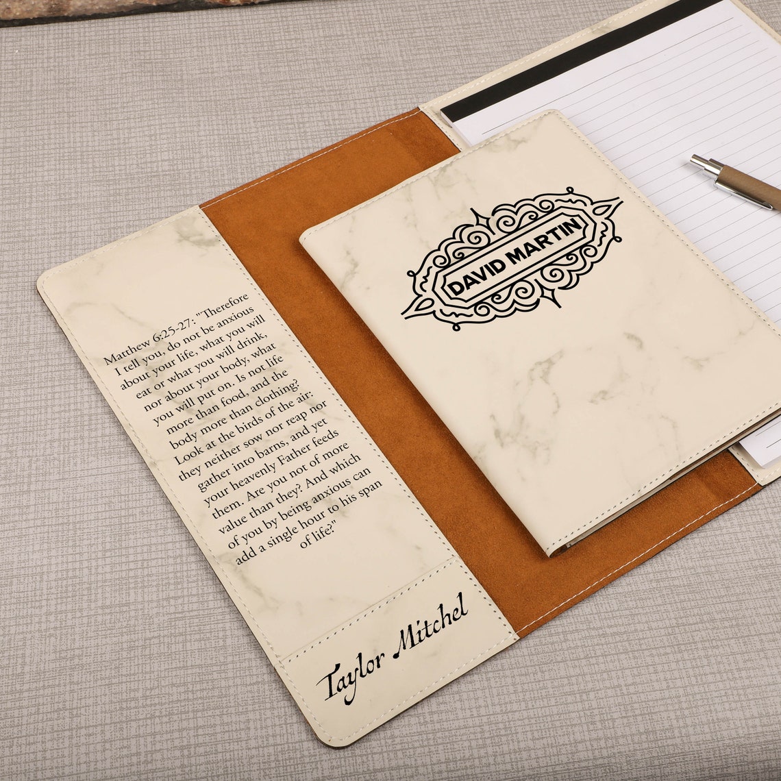 Personalized Portfolio Custom Portfolio Engraved Portfolio - Etsy