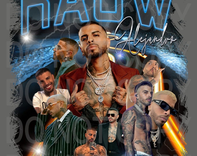 RAUW ALEJANDRO Collage Digital PNG File - Etsy