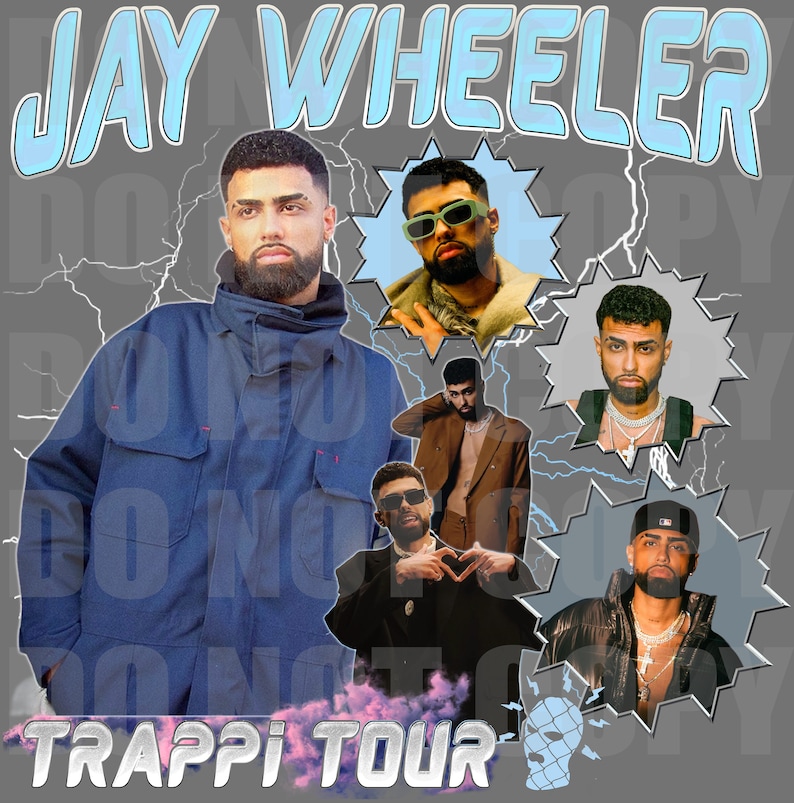 Jay Wheeler Trappi Tour Collage PNG DIGITAL FILE - Etsy