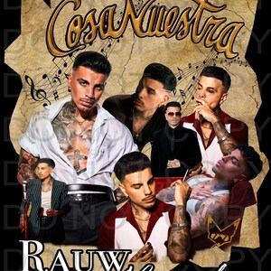 Cosa Nuestra RAUW ALEJANDRO PNG Digital File - Etsy