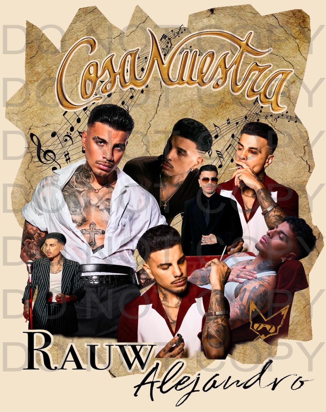 Cosa Nuestra RAUW ALEJANDRO PNG Digital File - Etsy