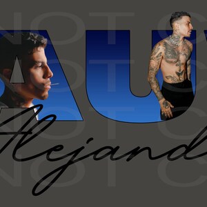 RAUW ALEJANDRO PNG Digital File - Etsy