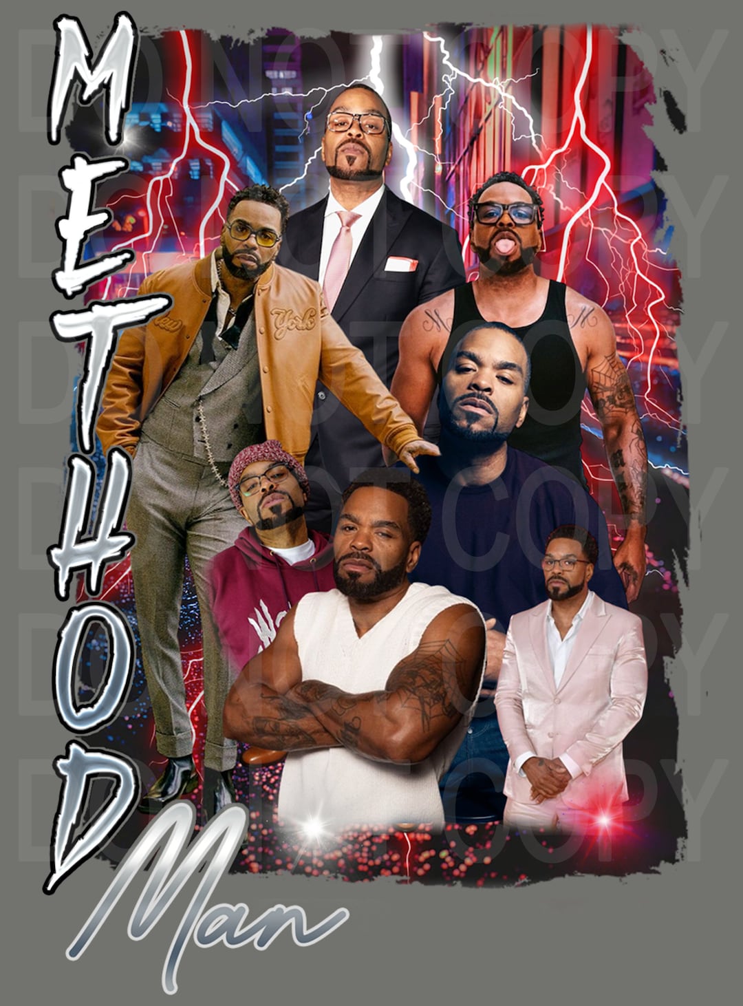 METHOD MAN Collage Digital PNG File - Etsy