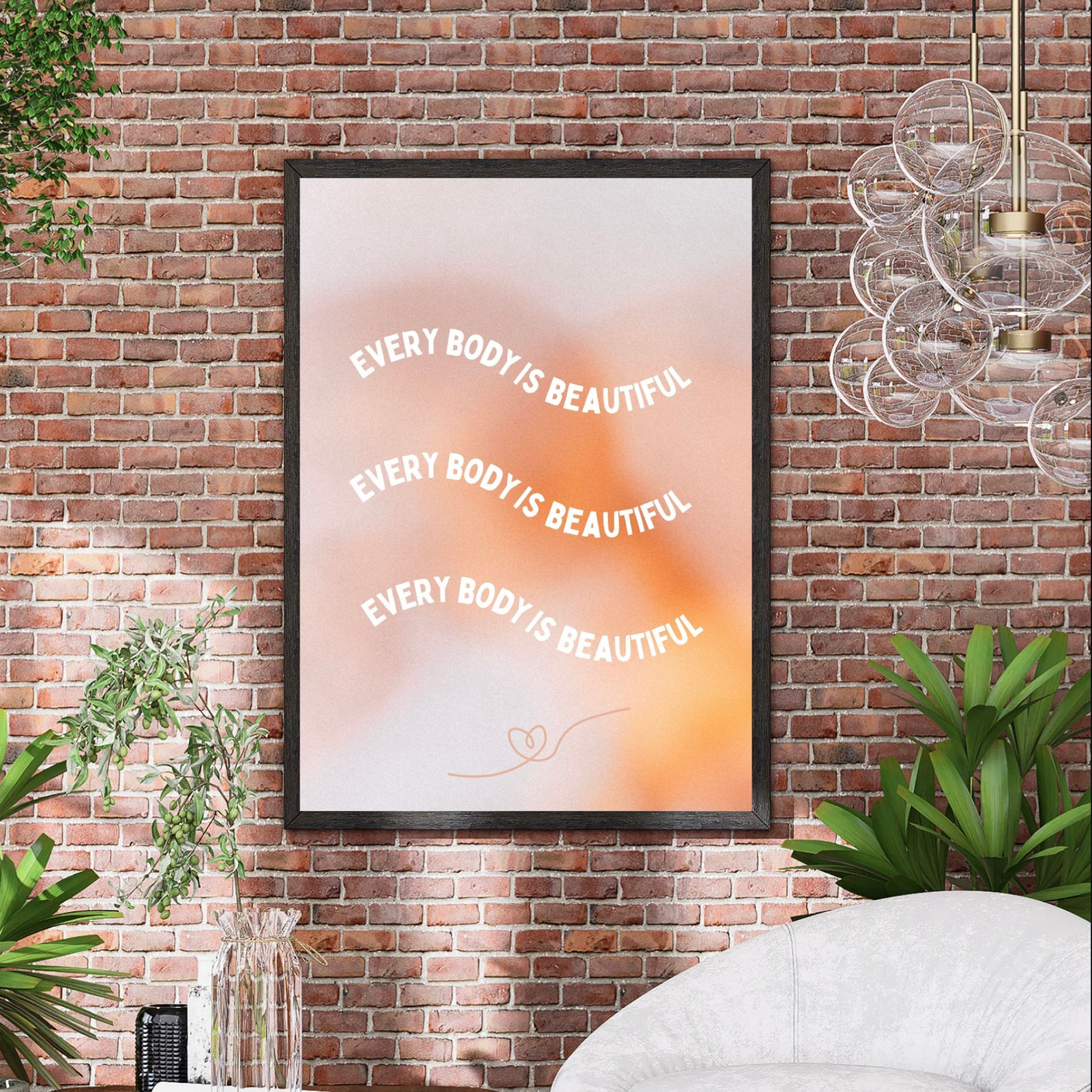 Every Body is Beautiful, Body Positivity Quote, Daily Affirmations ...