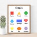 Set of 6 Educational Posters for Toddlers, Baby Learning Posters ...