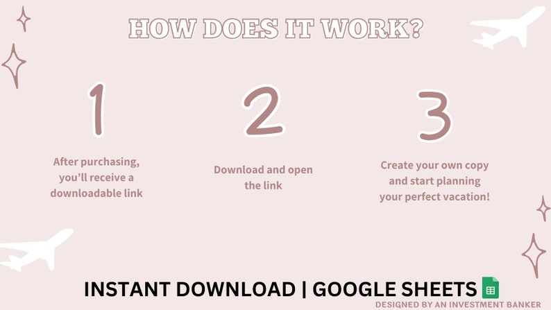 The Ultimate Travel Planner - Google Sheets Version - Etsy