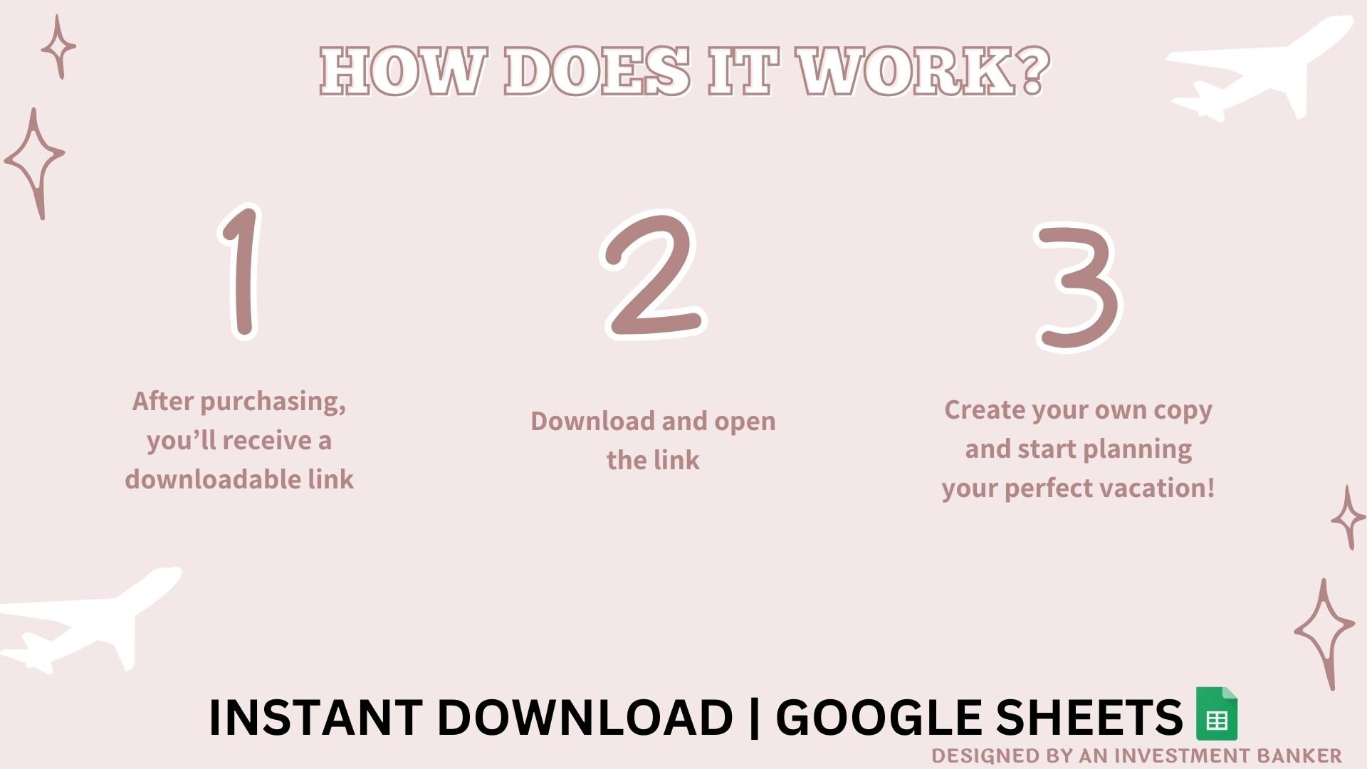 The Ultimate Travel Planner - Google Sheets Version - Etsy