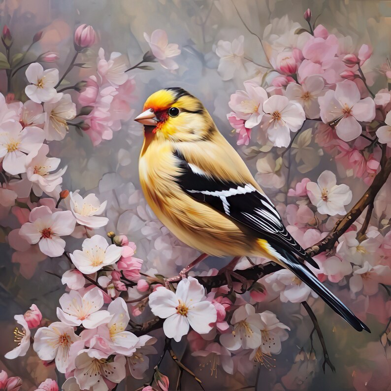 PRINTABLE INSTANT Download Art, Cottage Core, Spring, Flowers, Country ...