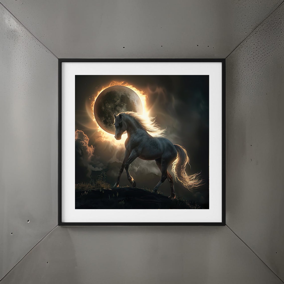 PRINTABLE INSTANT Download Art, 2024 Solar Eclipse, Solar Eclipse Art ...