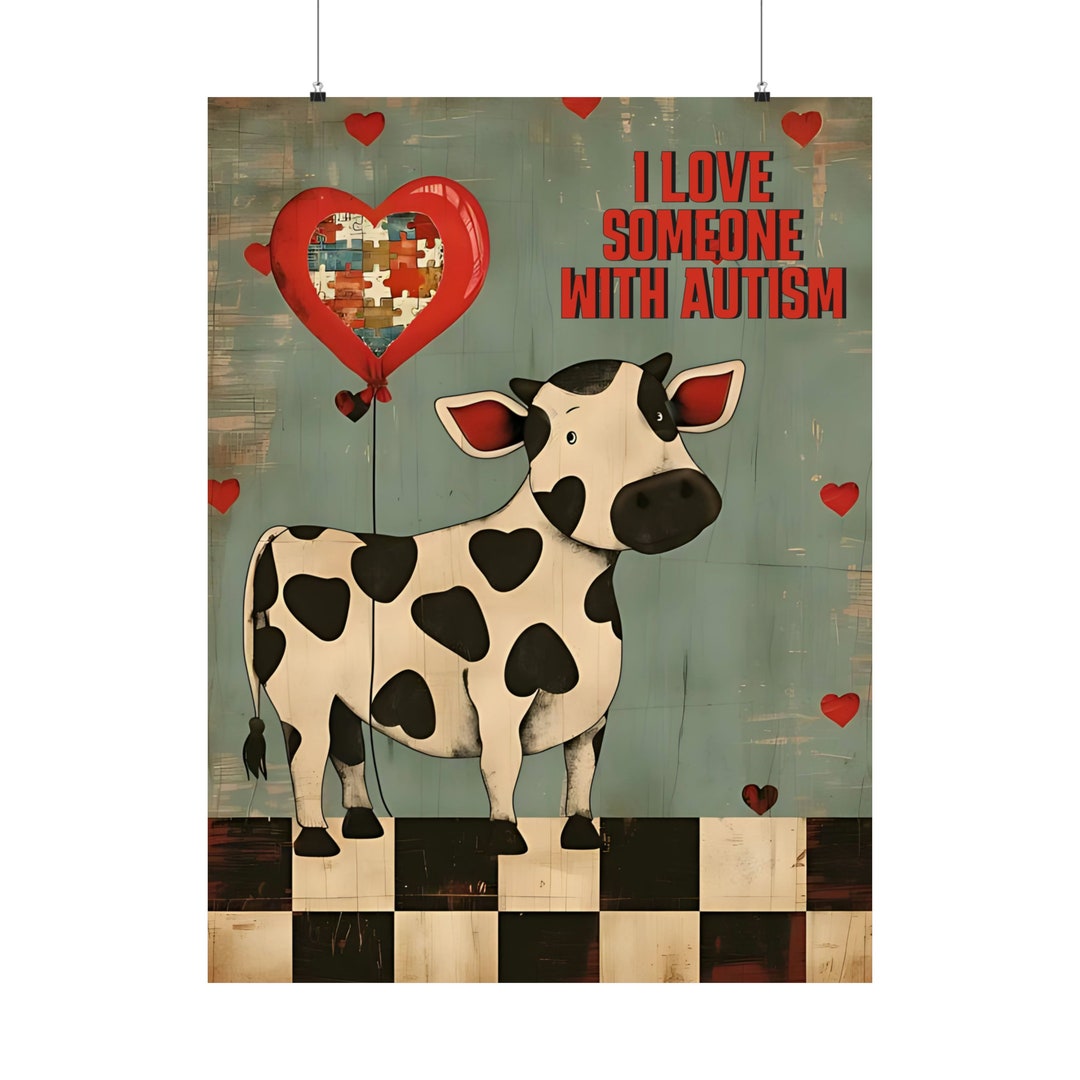 Ready to Frame Poster, Art Print, Home Decor Frameable Art, Autism ...