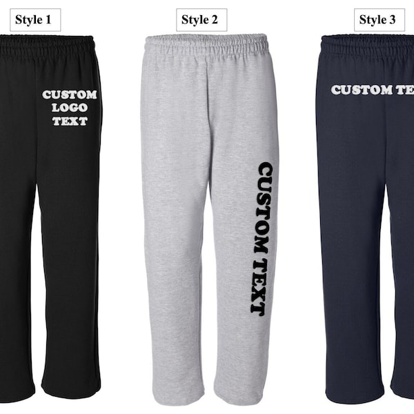 Custom Sweatpants - Etsy