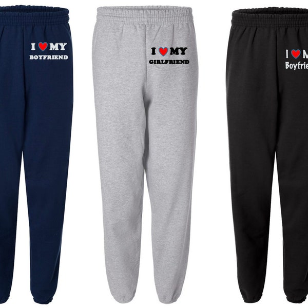 I Love My Boyfriend Pants - Etsy