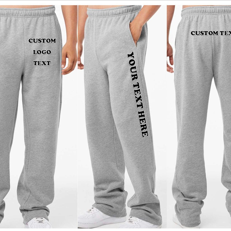 Sweatpants With Text on the Butt - Etsy