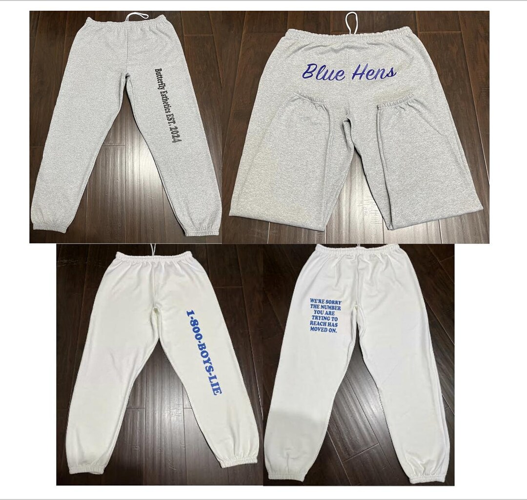 Custom Sweatpants-bulk Order, Personalize Your Sweatpants, Customized ...