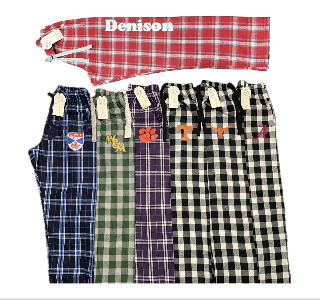 Custom Women Flannel Pajama Pants, Women's Graduation College Pjs ...