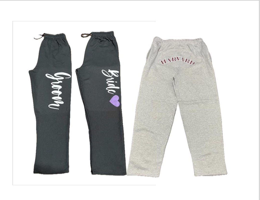 Custom College Sweatpants With Pockets: Personalized Team Name Logo C2 ...