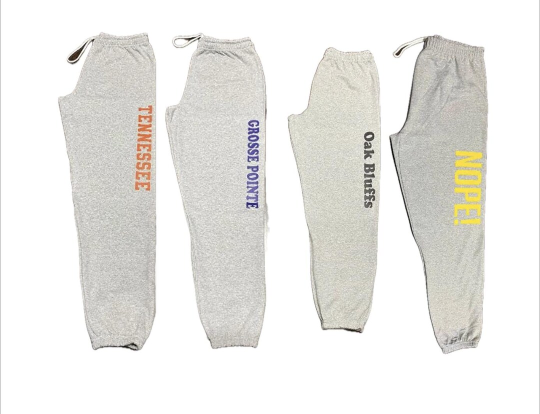 Custom Sweatpants-heavy Blend, Personalize Your Sweatpants, Customized ...