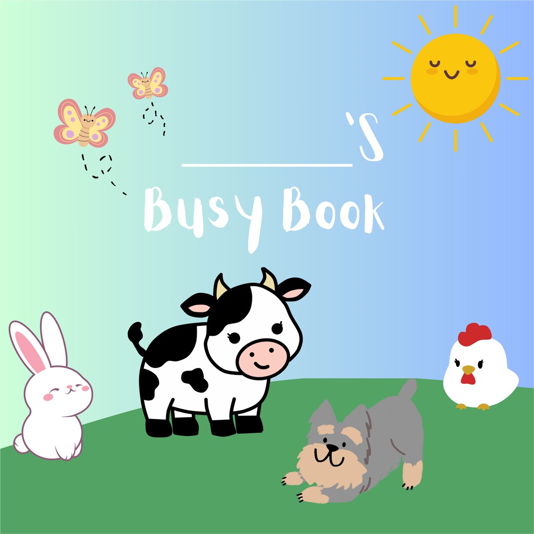 Digital Toddler Busy Book - Etsy