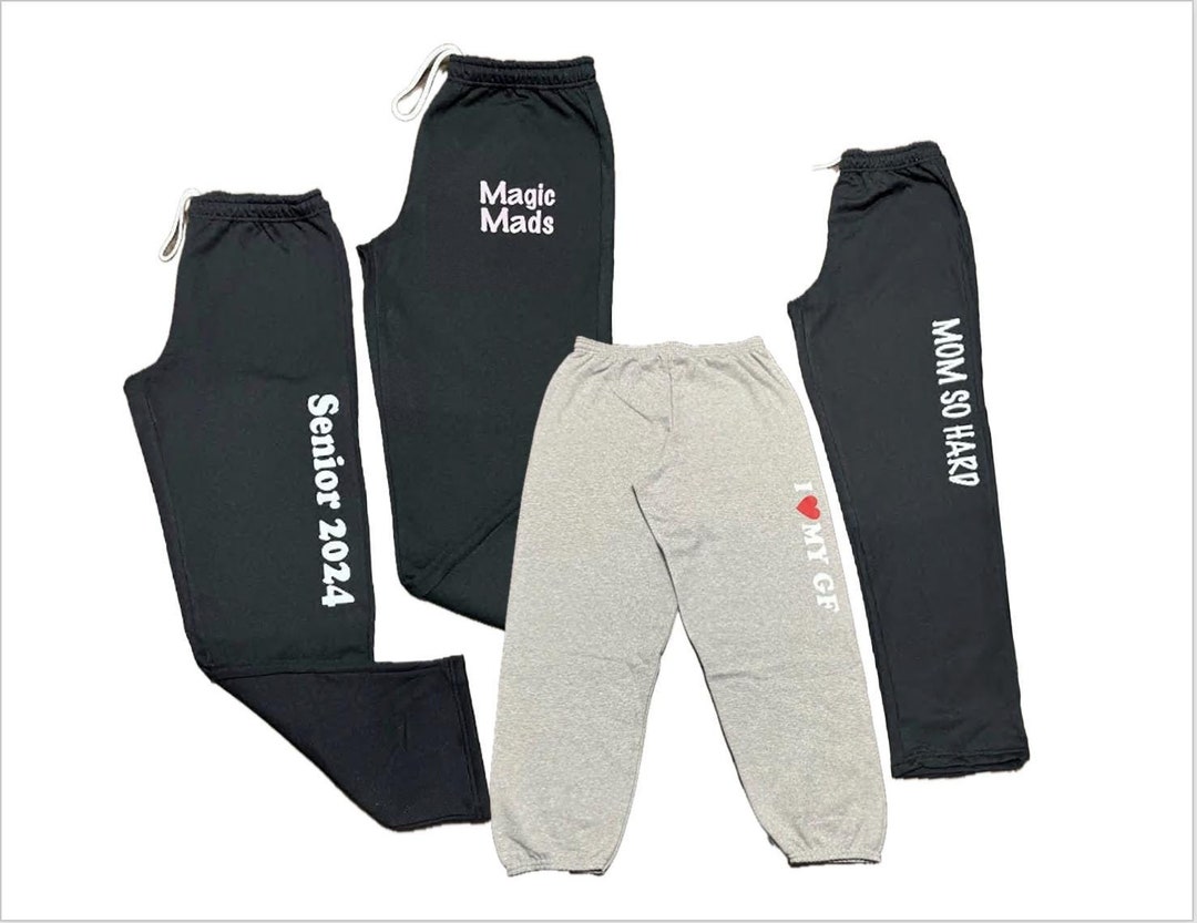 Custom UNISEX Grad Graduation Senior Sweatpants,personalized Sweatpants ...