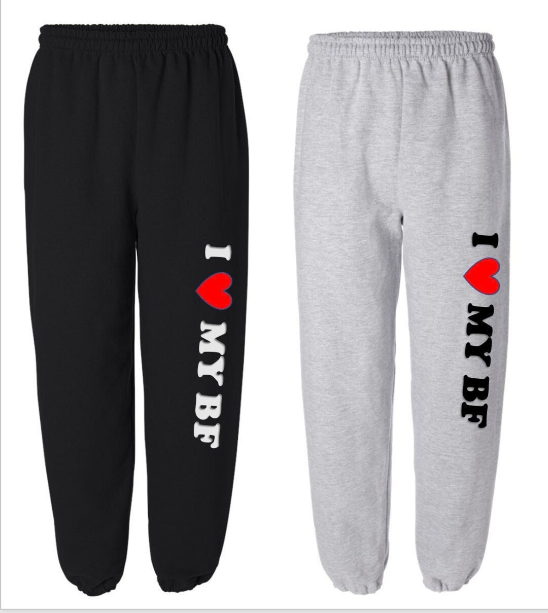 Custom I Love My Boyfriend Sweatpants, Personalize Love Sweatpants ...