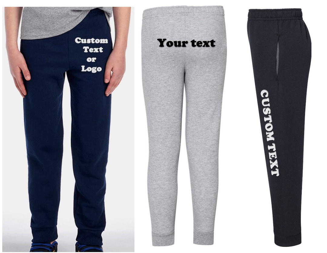 Custom YOUTH Sweatpants With Pockets-jerzees, Personalize Youth ...