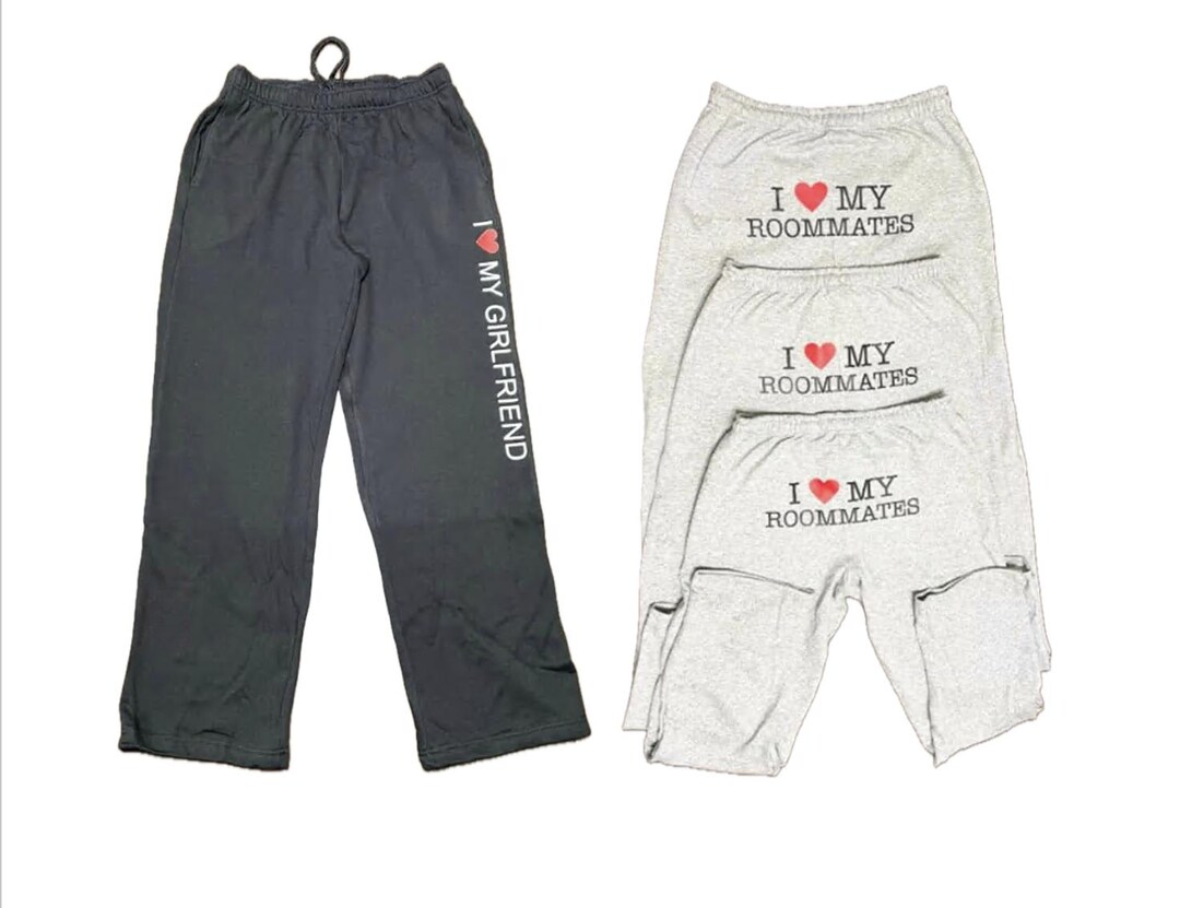 Custom UNISEX I Love Sweatpants-heavy Blend, Personalize Your Love ...