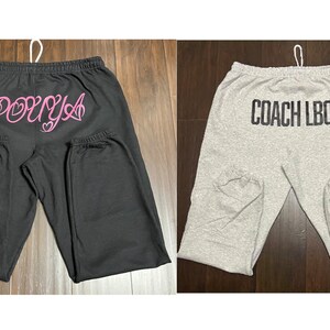 Custom Sweatpants-bulk Order, Personalize Your Sweatpants, Customized ...