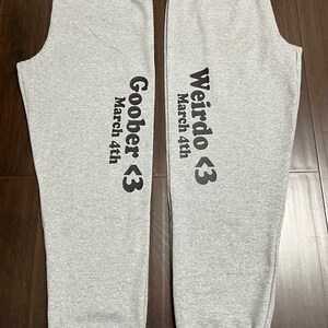 Custom Sweatpants-bulk Order, Personalize Your Sweatpants, Customized ...