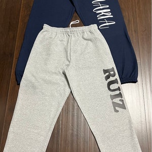 Custom Sweatpants-bulk Order, Personalize Your Sweatpants, Customized ...