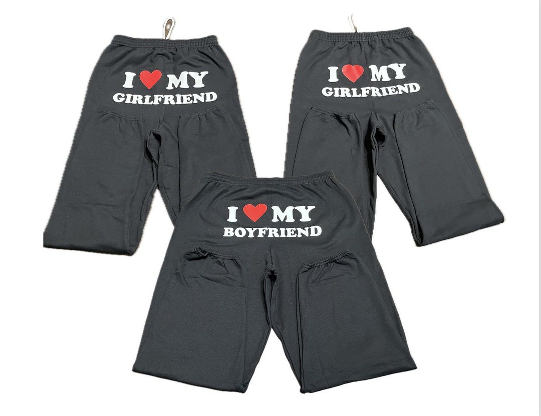 Custom I Love Sweatpants, Custom I Love My Mom Boyfriend Husband ...