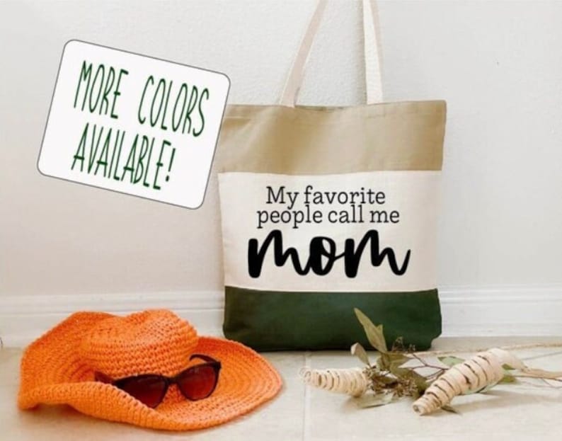 Personalized "my Favorite People Call Me" Tote Bag, Gift for Mom ...