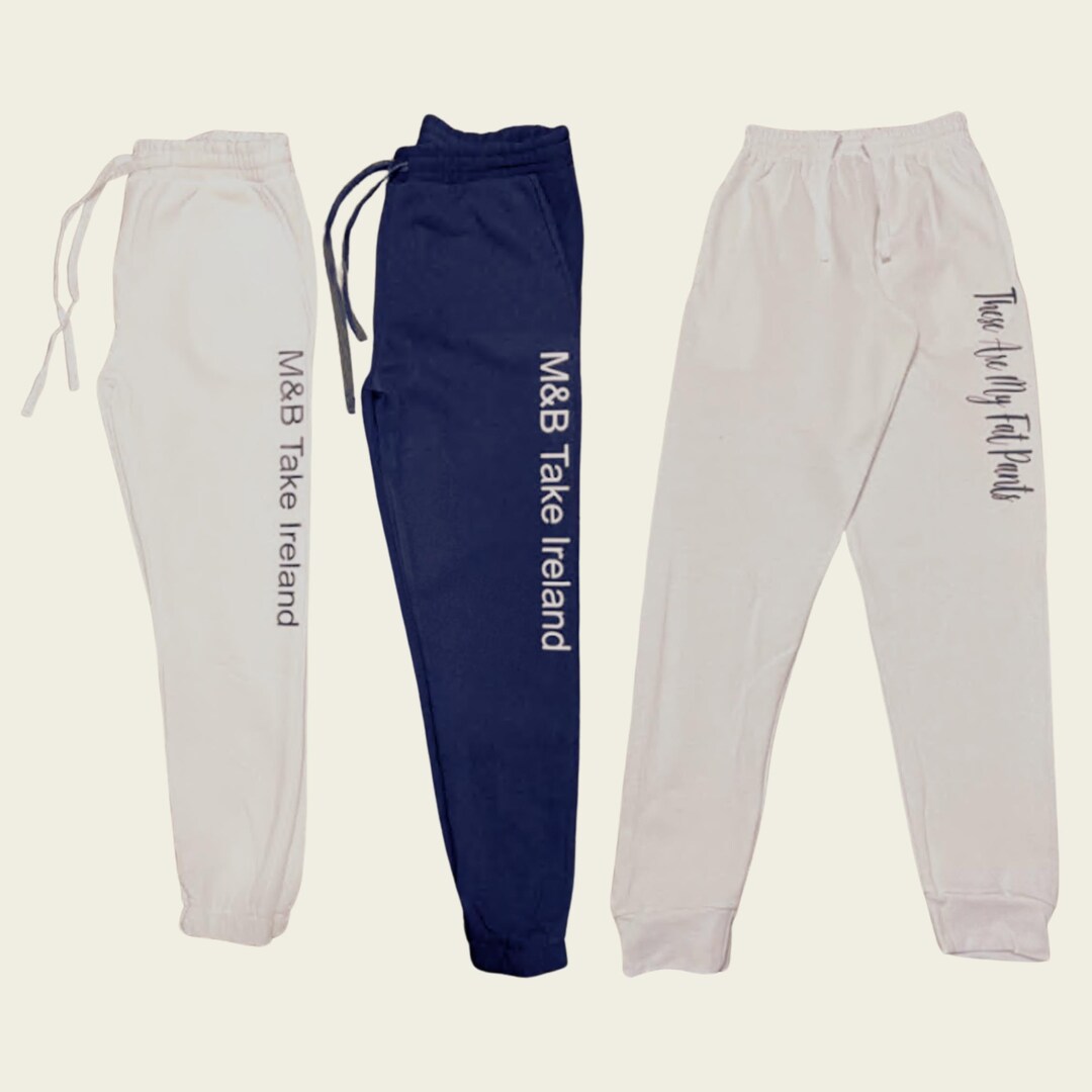 Customizable Jogger Sweatpants With Pockets, Personalized Team Apparel ...