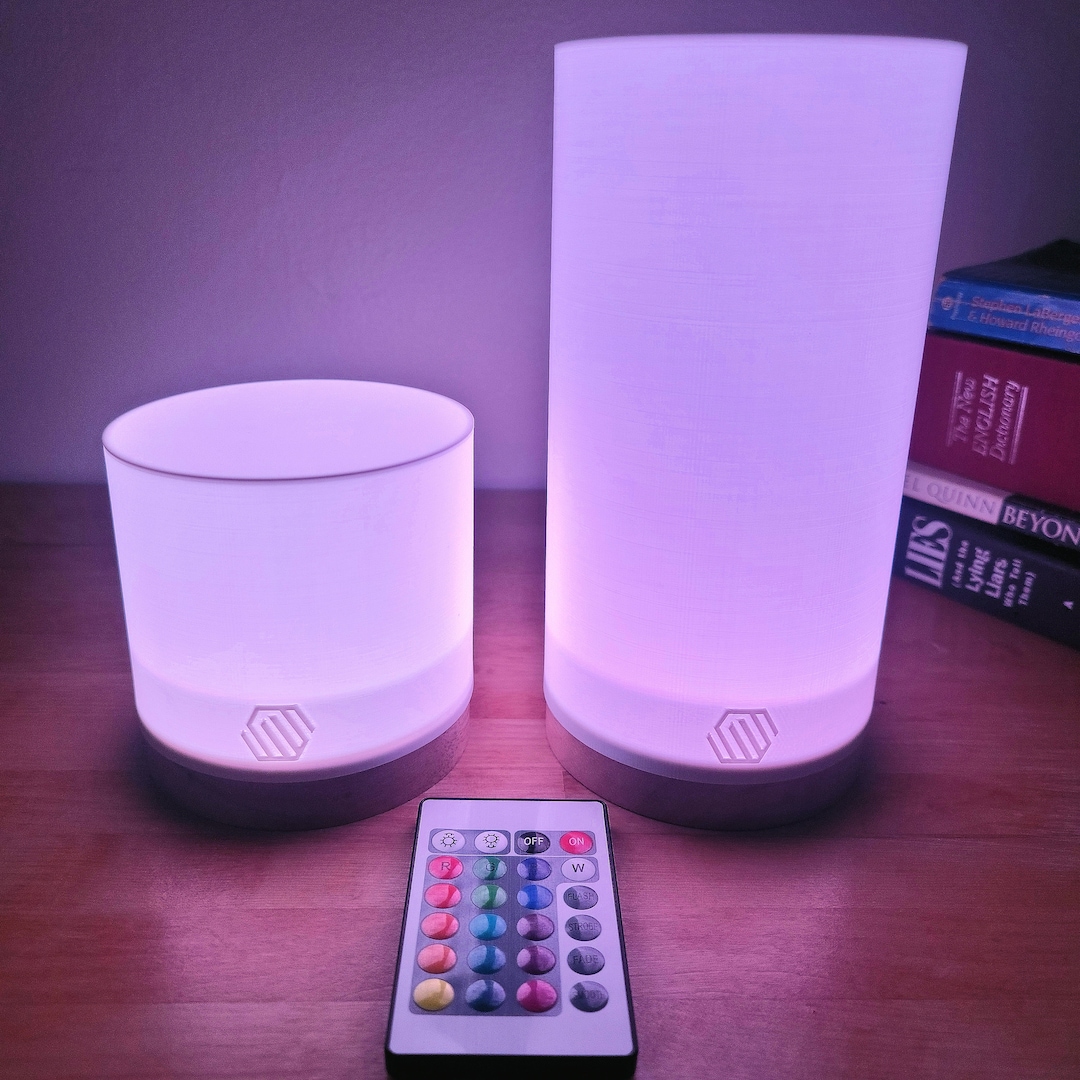 Smooth Shade RGB LED Desk Table Lamp Accent Mood Lighting Nightlight - Etsy