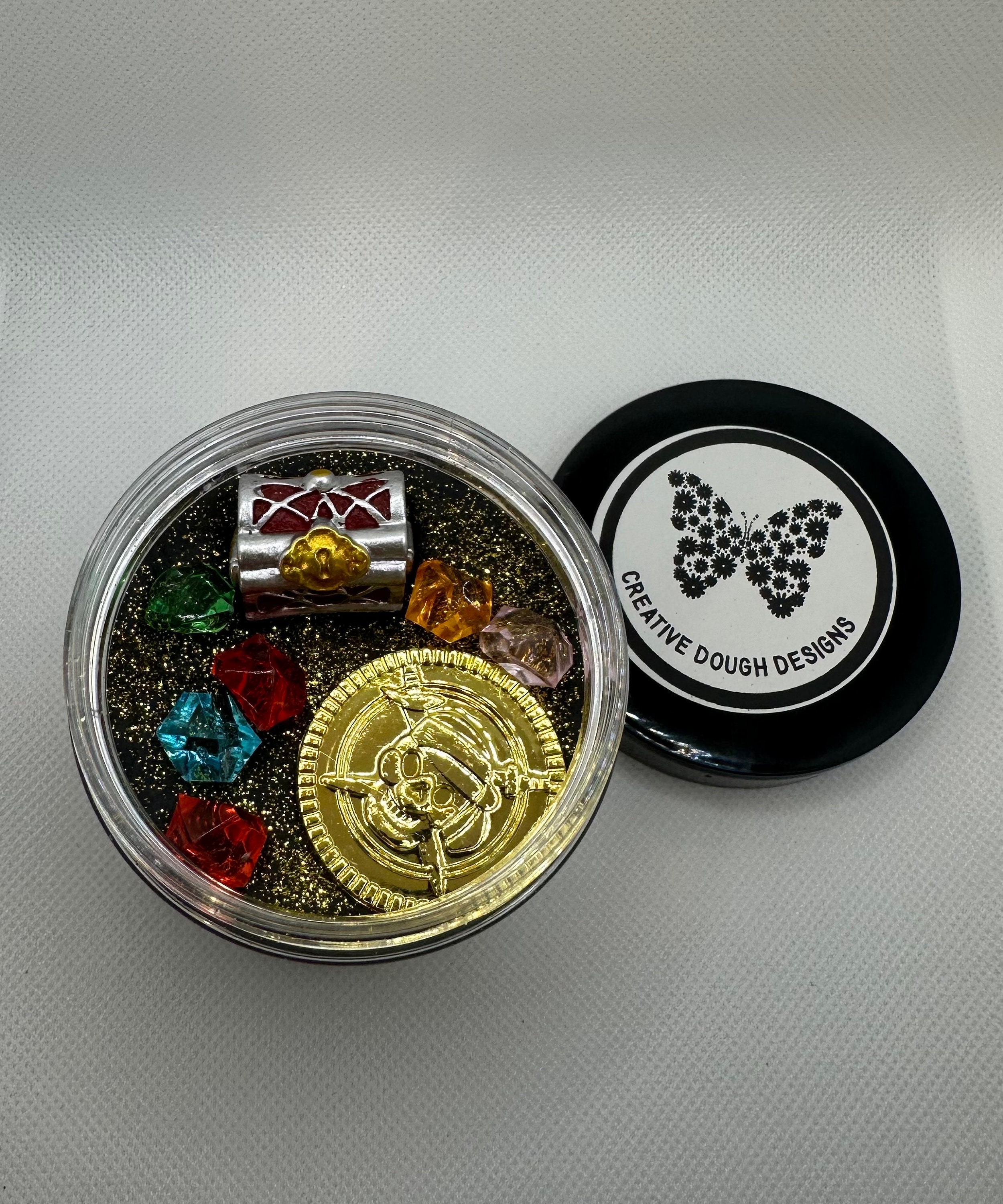 Treasure Play Dough Jar, Play Dough Kit, Playdough Kit, Playdoh Kit ...