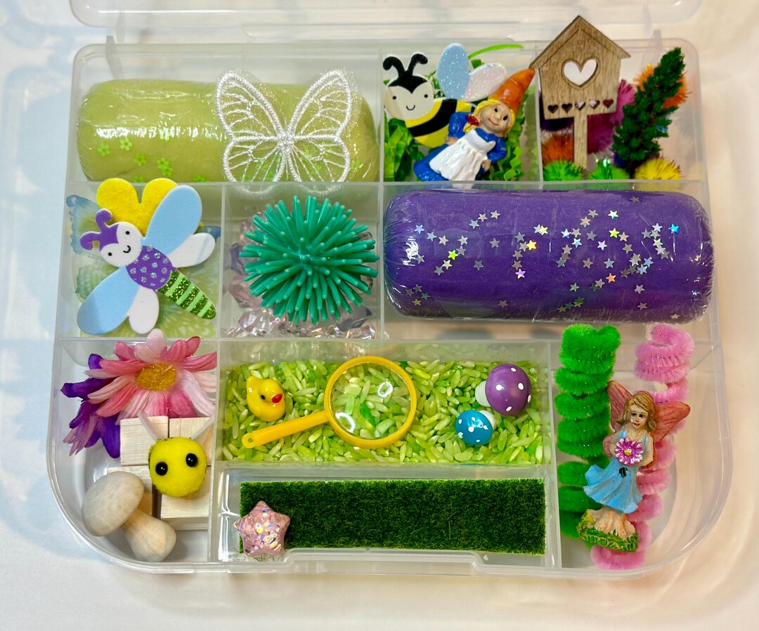 Fairy Garden Play Dough Kit,sensory Kit, Play Dough Set, Girls Gift ...