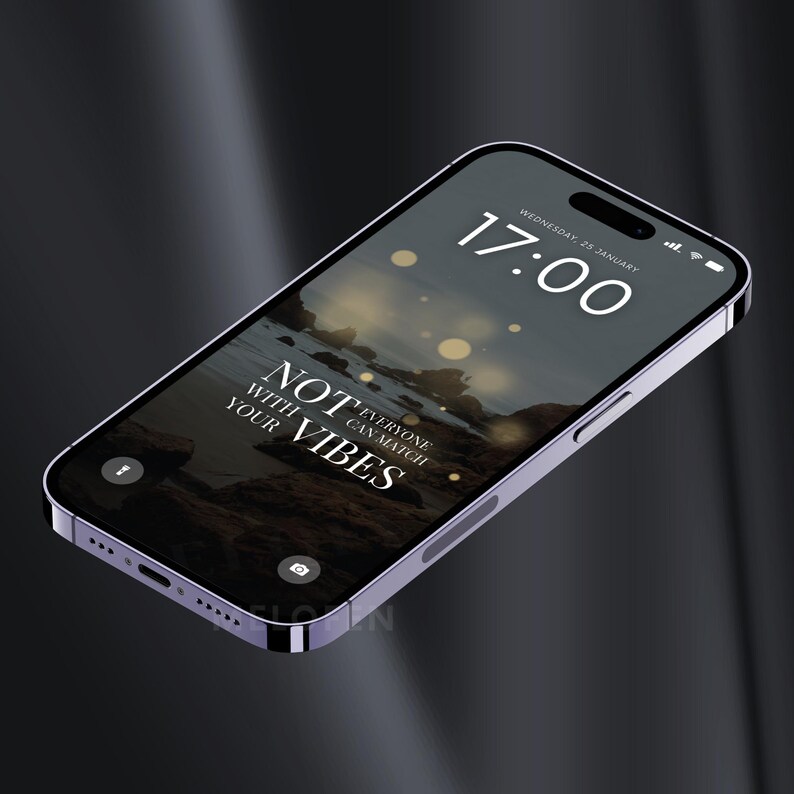 Not Everyone Can Match Your Vibes iPhone Wallpaper Inspirational Quote ...