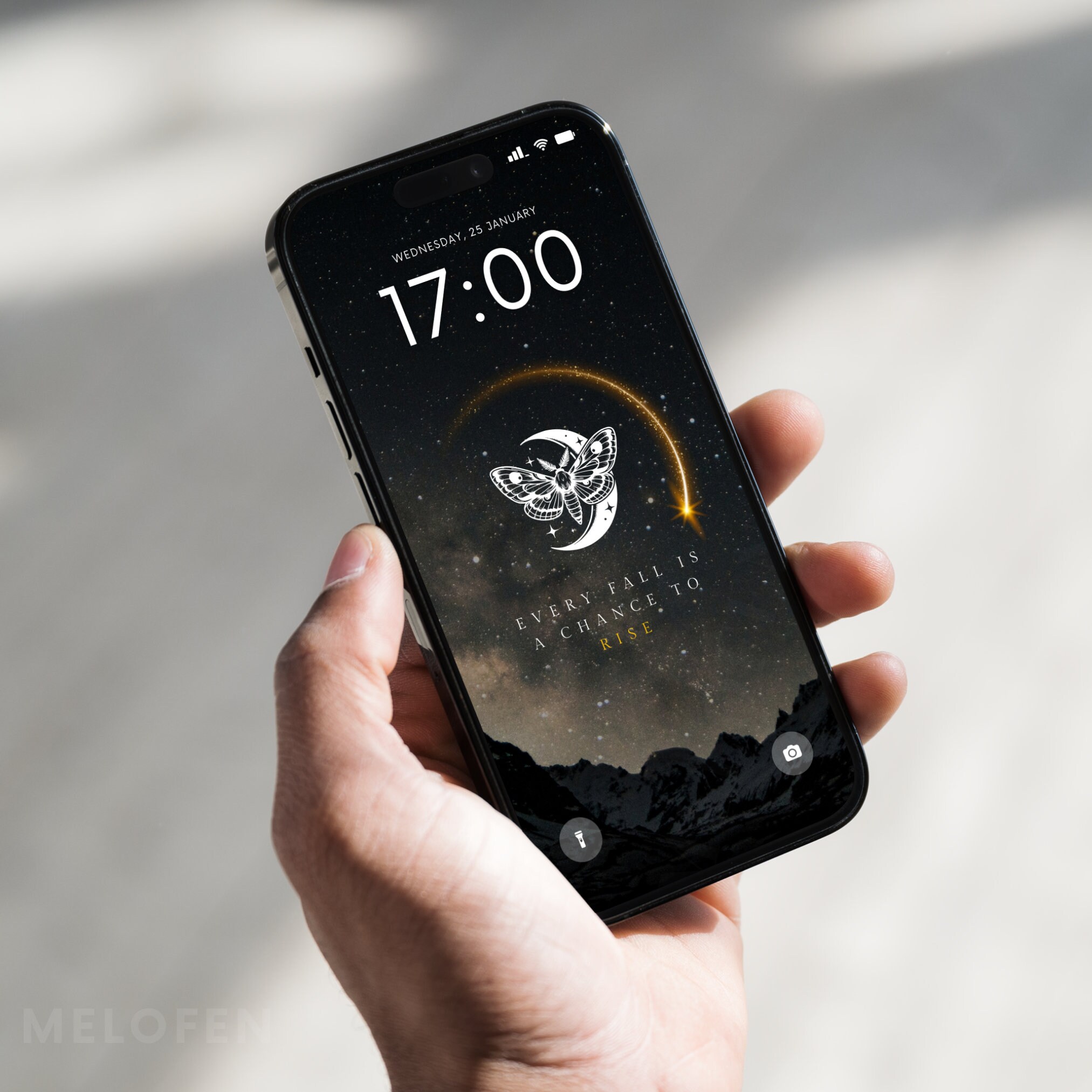 Inspirational iPhone Wallpaper Every Fall is a Chance to Rise ...