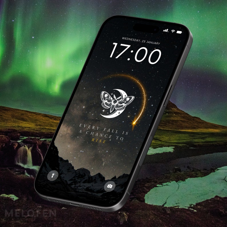 Inspirational iPhone Wallpaper Every Fall is a Chance to Rise ...