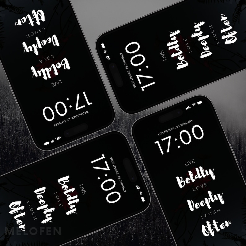 Live Boldly, Love Deeply, Laugh Often Inspirational iPhone Wallpaper ...