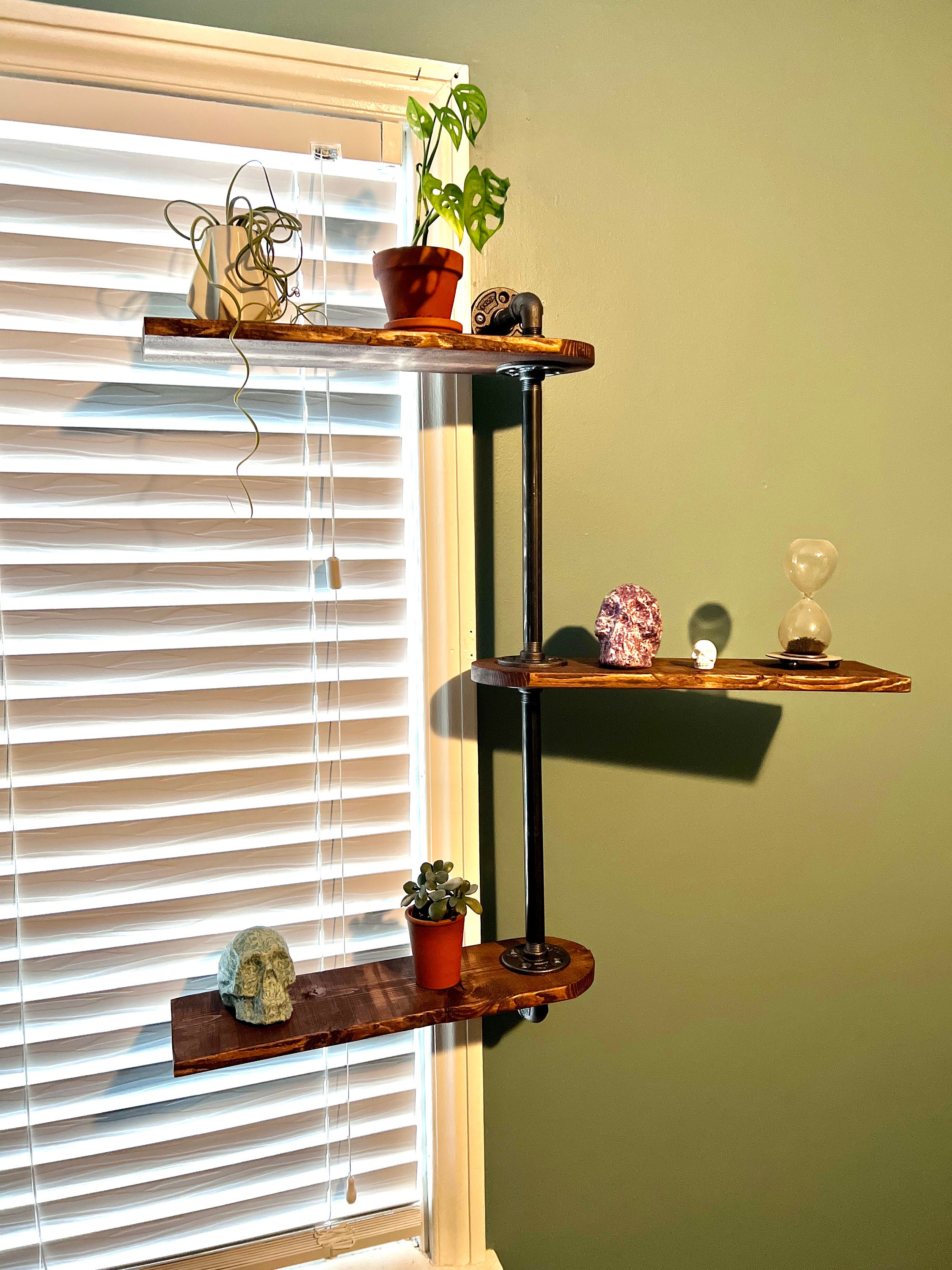 Swivel Shelf Pipe Shelf Plant Shelf Display Shelf - Etsy