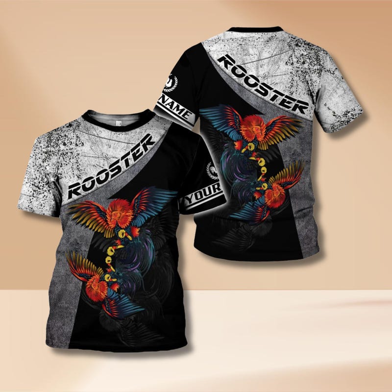 Chicken Fighting T Shirt - Etsy