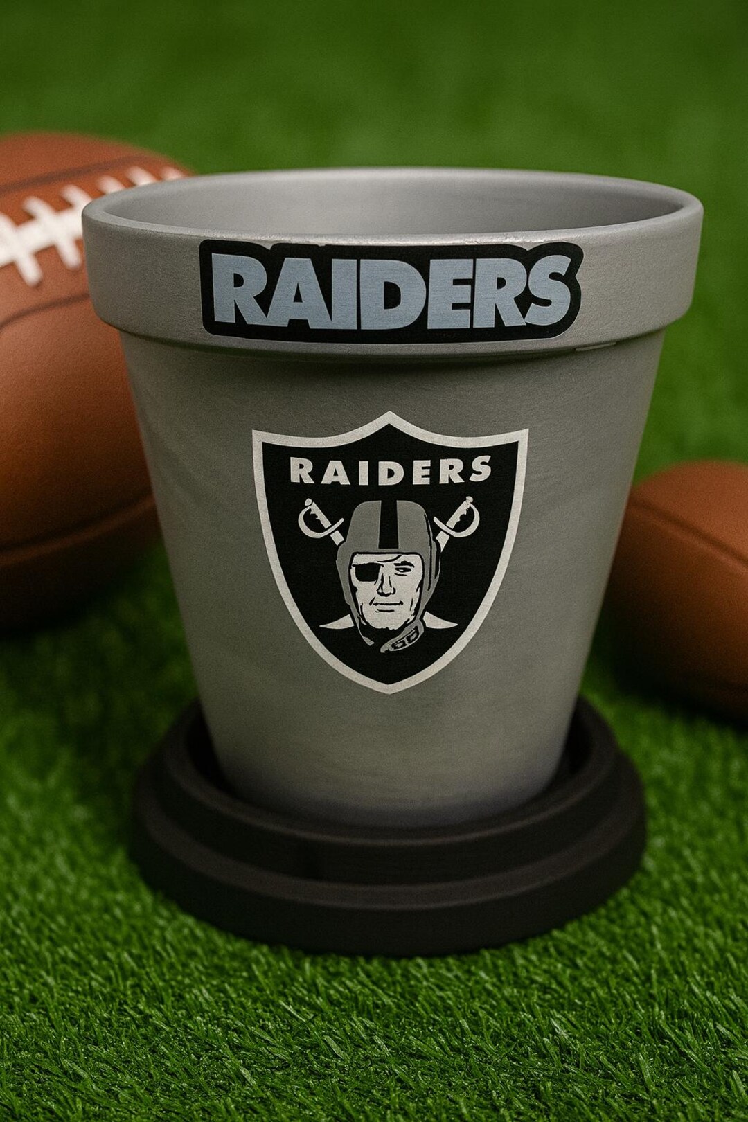 Las Vegas Raiders Versatile 6" by 6" Sized Pot - Perfect for Candy ...