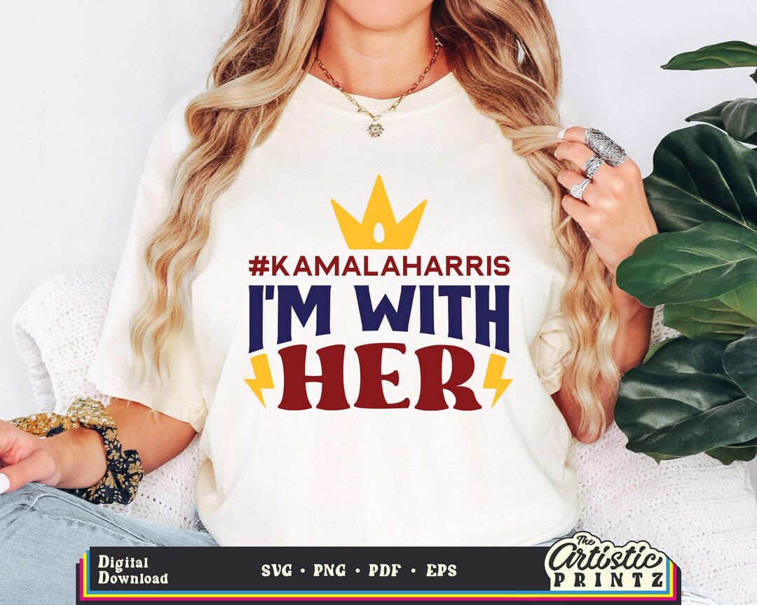 Estoy con ella Svg, Kamala Harris Svg, Kamala Harris para presidente ...
