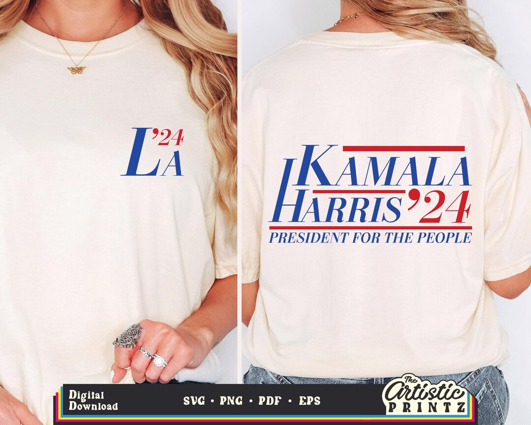 Kamala Harris Svg, Kamala President for the People Svg, Comma La Svg ...