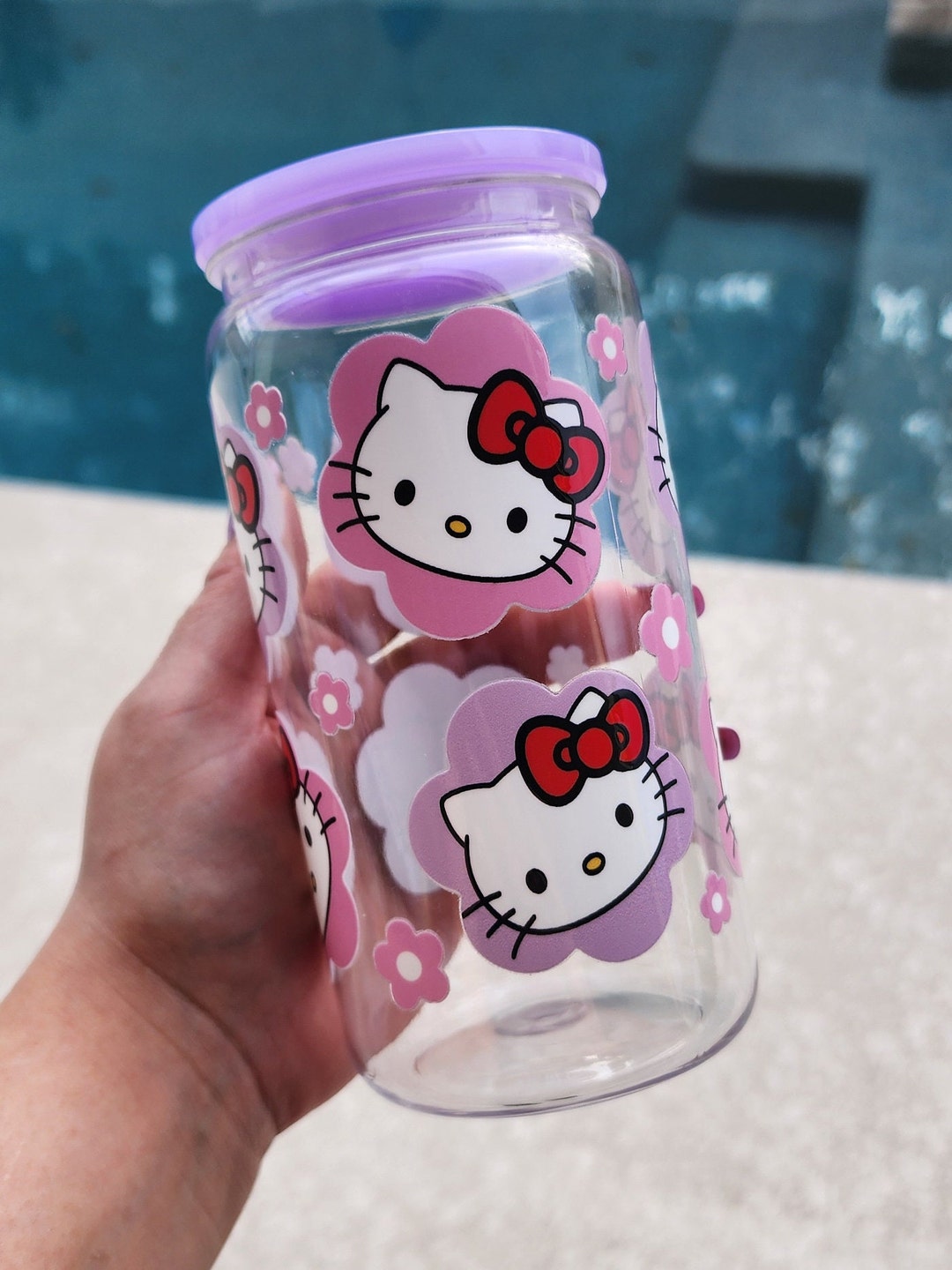 Hello Kitty Kid Safe 16oz Acrylic Cup - Etsy